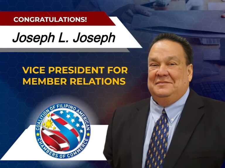 Joseph L. Joseph - Coalition of Filipino American Chambers of Commerce ...